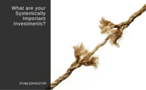 What are your Systemically Important Investments? - Stable Investor